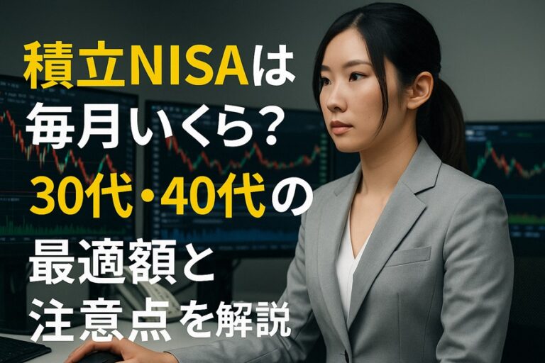 積立NISAは毎月いくら？30代・40代の最適額と注意点を解説！ | 投資のSTS
