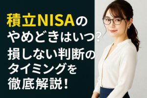 積立NISAのやめどきはいつ？出口戦略と売却タイミングの考え方 | 投資のSTS